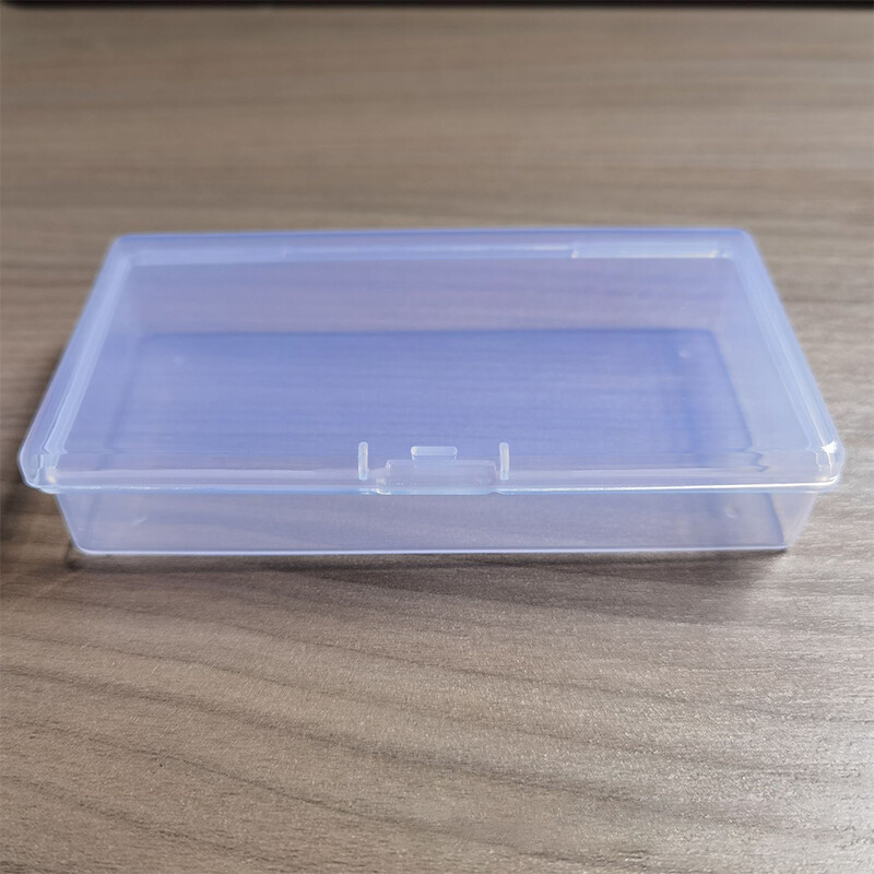 Rectangular Lock Empty Box Transparent Plastic Spare Parts Tool Storage ...