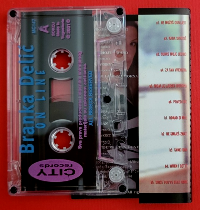 BRANKA DELIC YUGO SERBIA CROATIA BOSNIA MONTENEGRO MACEDONIA CASSETTE ...
