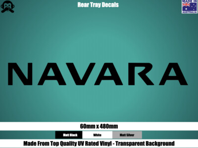 Nissan Navara - Rear Tray / Tailgate Decal | eBay Australia