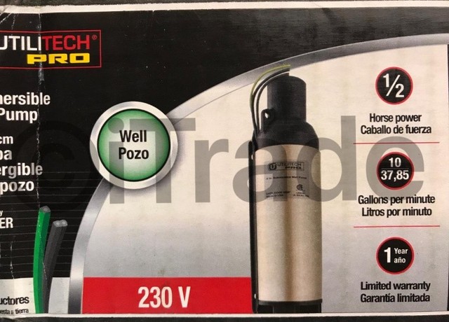 Utilitech UT201 0.5hp 230V Submersible Well Pump for sale online | eBay