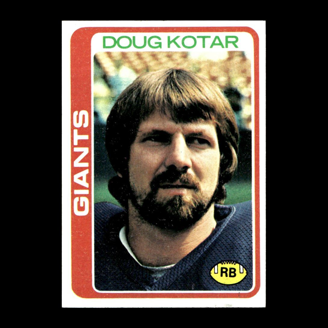 Doug Kotar 1978 Topps New York Giants #119 R308E 2 | eBay