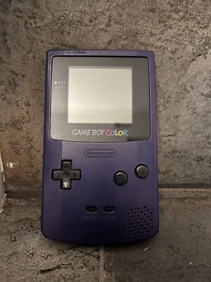 Game Boy Color - Grape GBC Console *CLEANED AND TESTED* 45496712495 | eBay