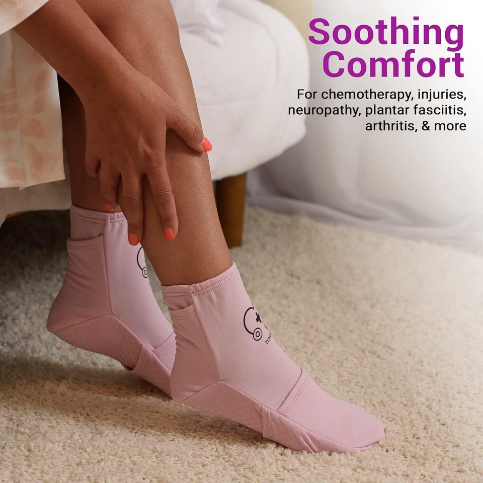 Cold Therapy Socks for Women and Men - Ice Pack Cooling Socks for ...