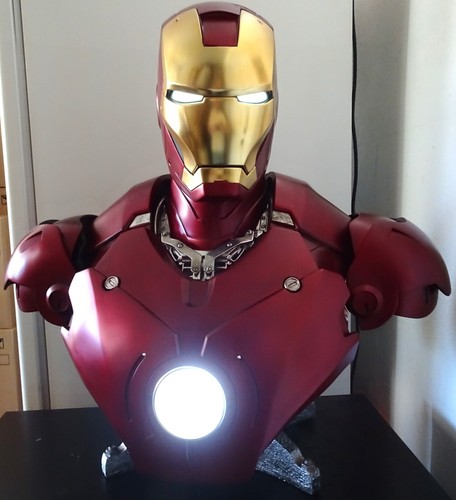 Mark III Iron Man Life-Size Bust Statue Figure Avengers Marvel Hero | eBay