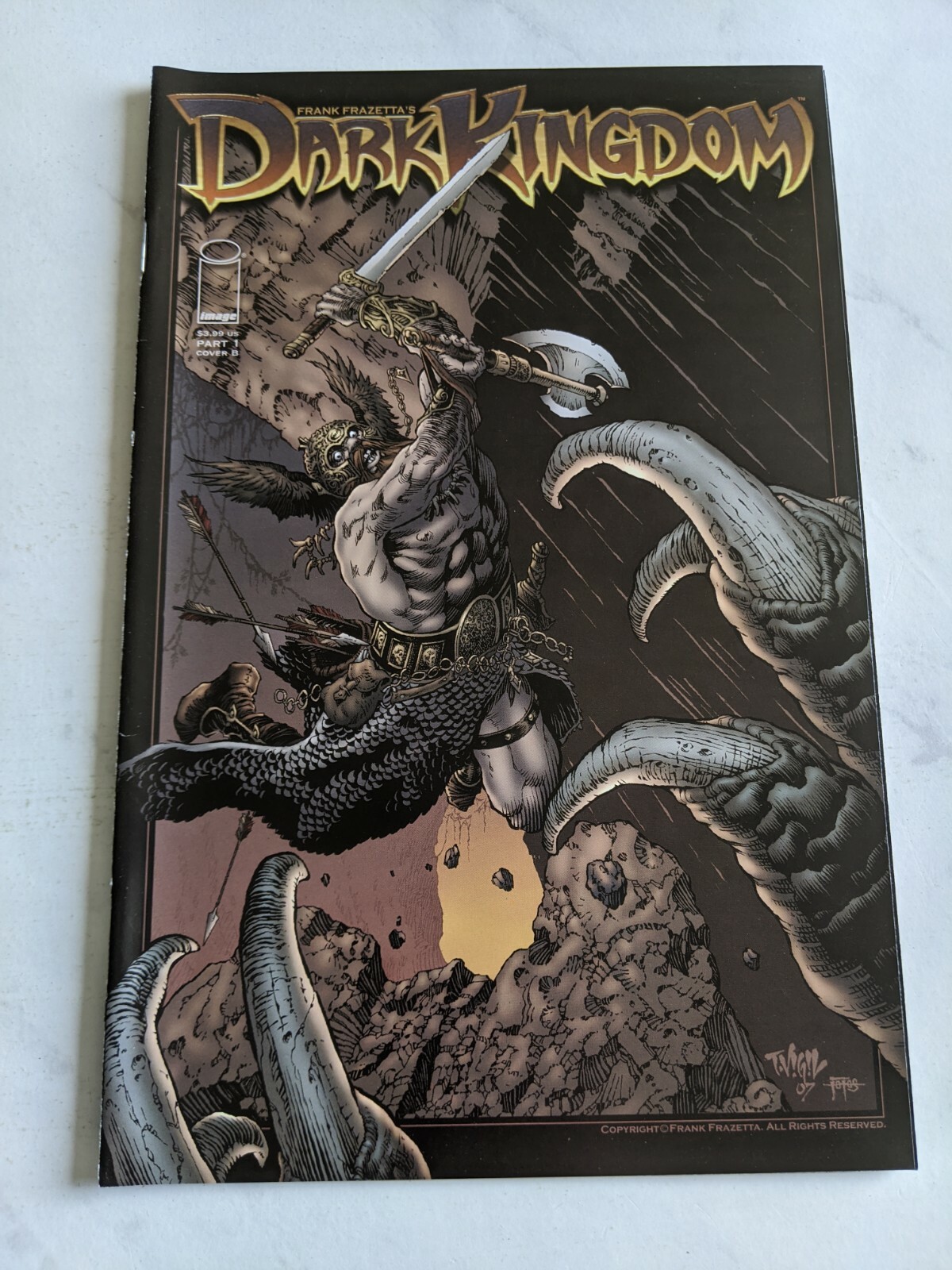 Frank Frazetta's SWAMP DEMON #1 B July 2008 2008 Image Comics VARIANT ...