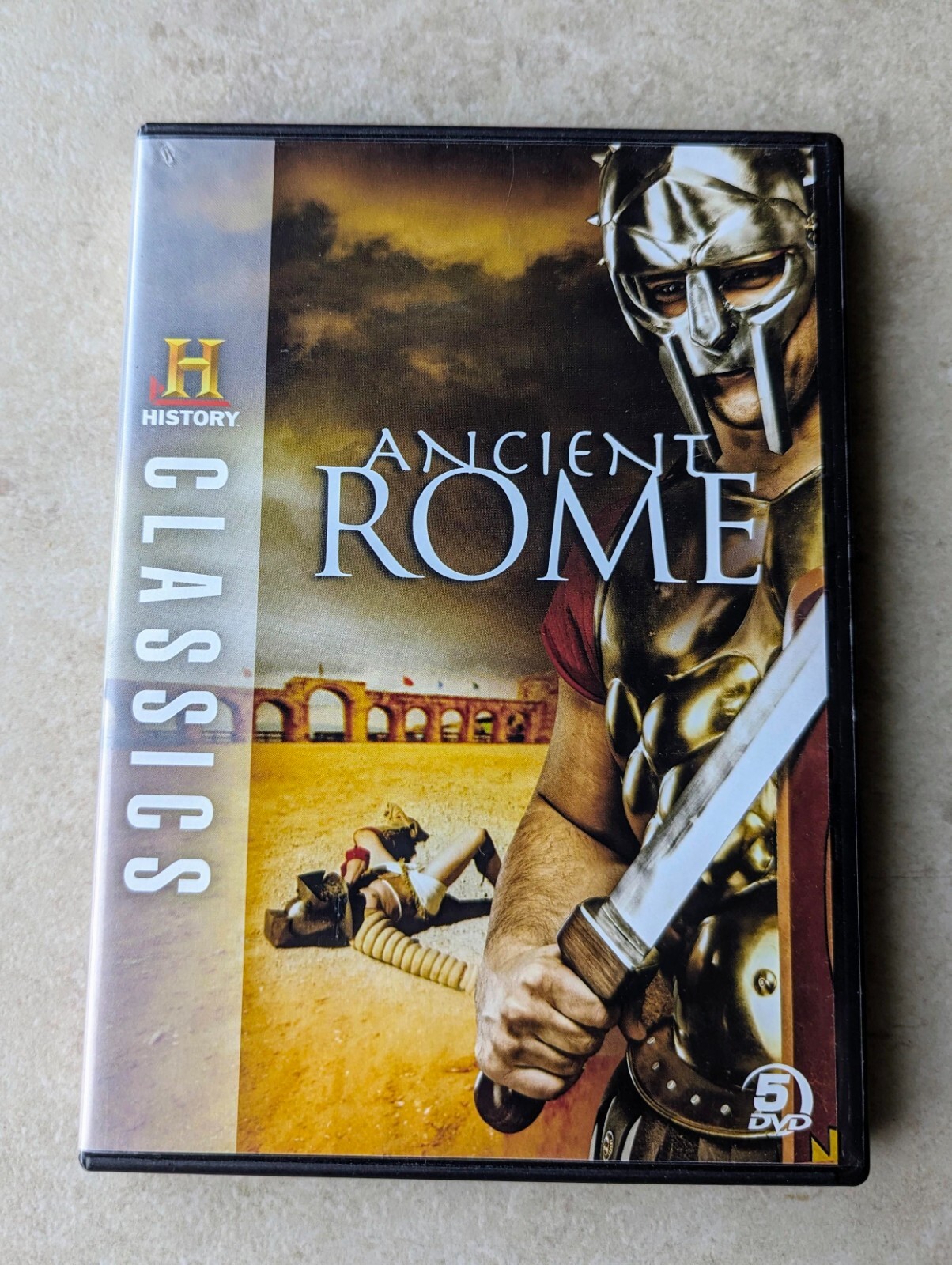 5 DVD DISC HISTORY CHANNEL CLASSICS DOCUMENTARIES ANCIENT ROME GREAT ...