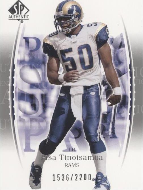 2003 SP Authentic - Pisa Tinoisamoa #108 /2200 (RC) for sale online | eBay