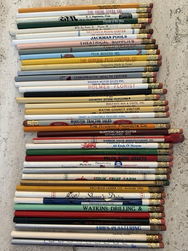 40 Vintage Ohio Advertising Pencils | eBay