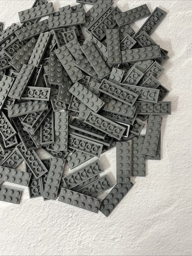 LEGO LOT 120 PCS DARK BLUISH GRAY 2X6 PLATES BUILDING PIECES | eBay
