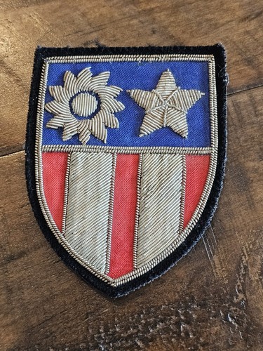 WWII US Army Theater Made Bullion CBI China Burma India Patch L@@K ...