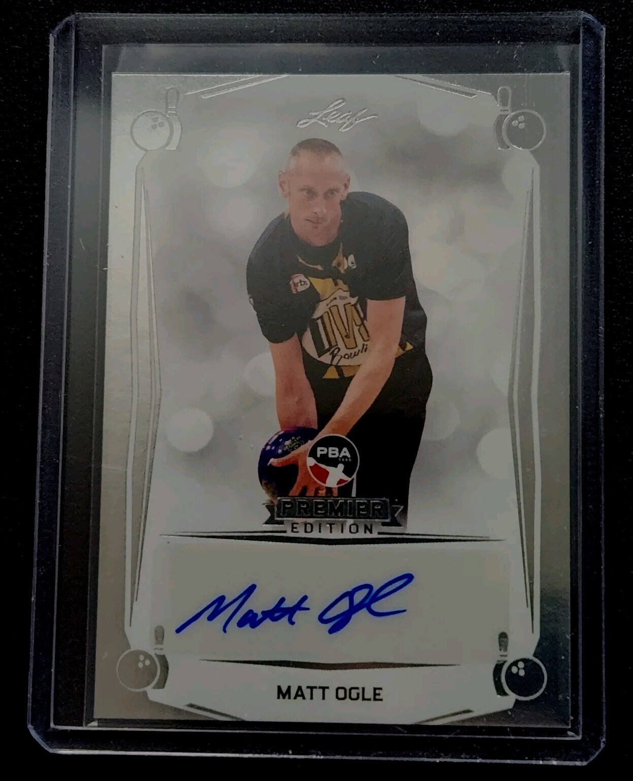 2023 Matt Ogle Leaf PBA Bowling Premier Edition Silver Auto #BA-MO1 | eBay