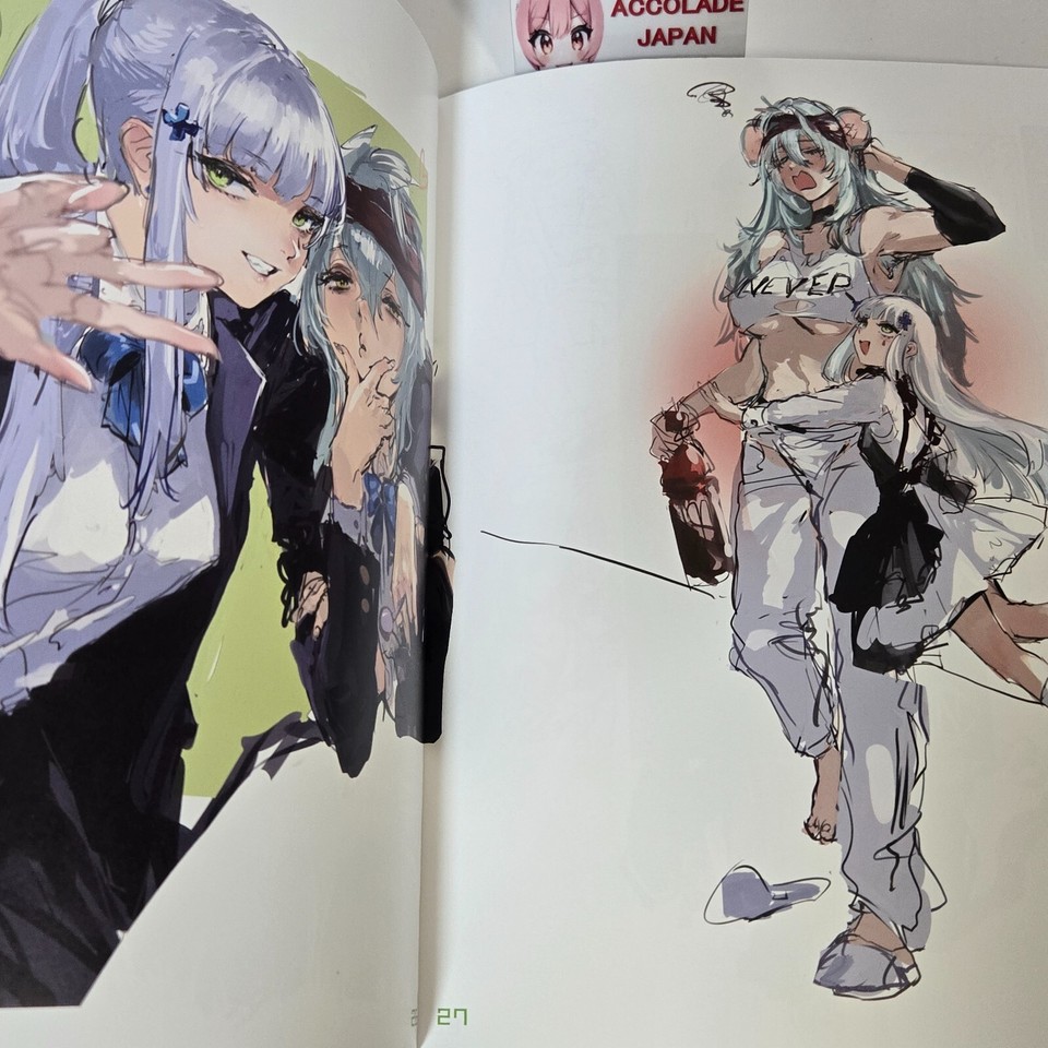 Dolls 4 Girls' Frontline Art Book Denpa Yun-Yun Wosakana B5/40P ...