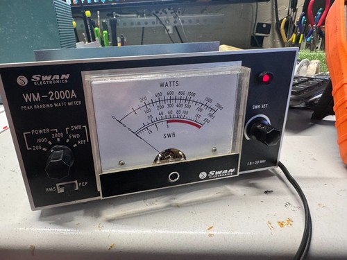 SWAN WM-2000A PEAK READING WATT METER | eBay