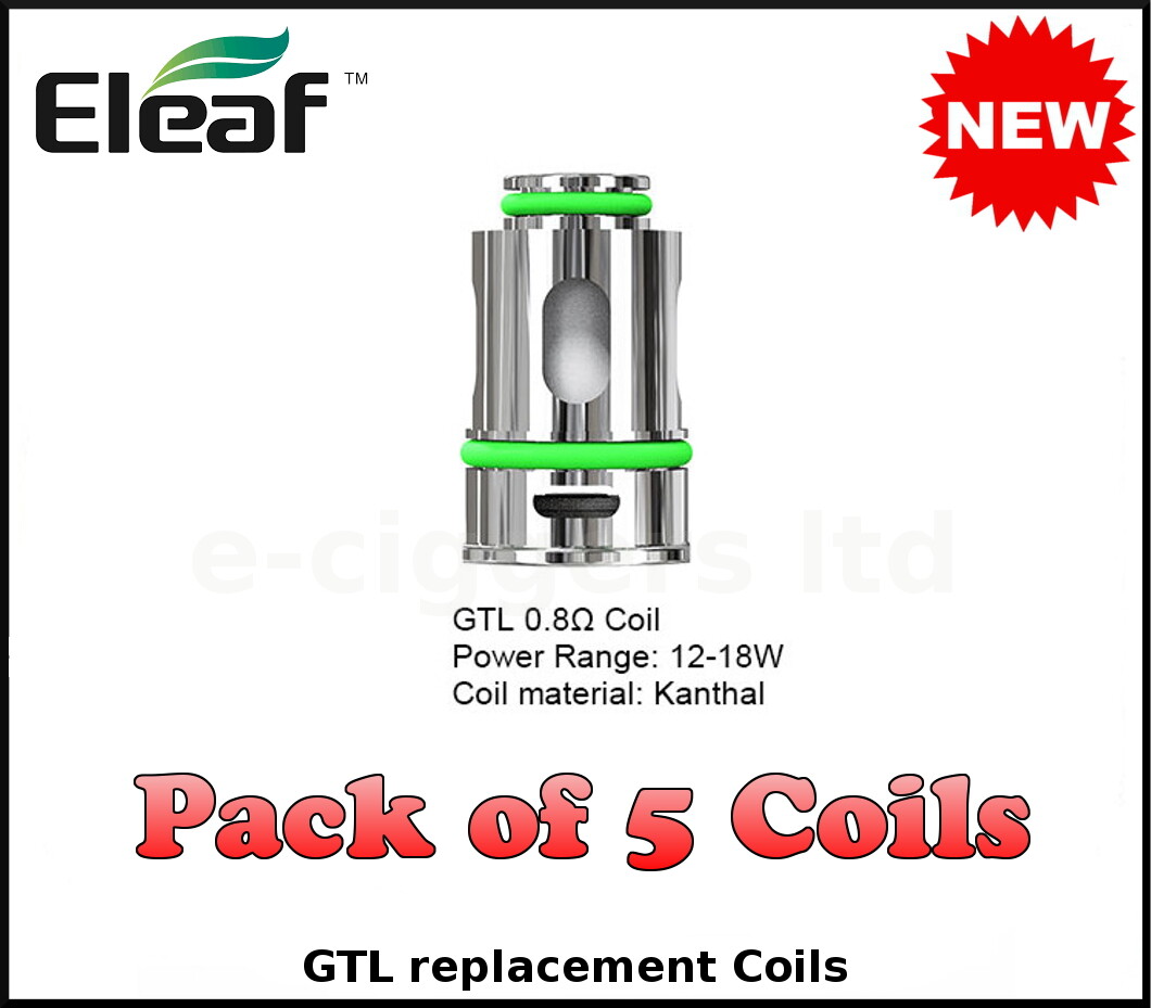 ELEAF GTL Coils - Spare Replacement Atomizers 0.4, 0.8, 1.2 Ohm - 100% ...