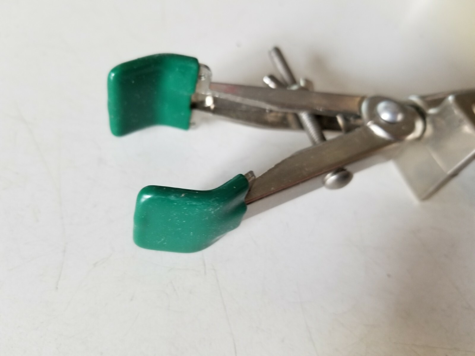 VWR Talon Two-Prong Single Adjustable Extension Lab Clamp, Rubber Grip ...