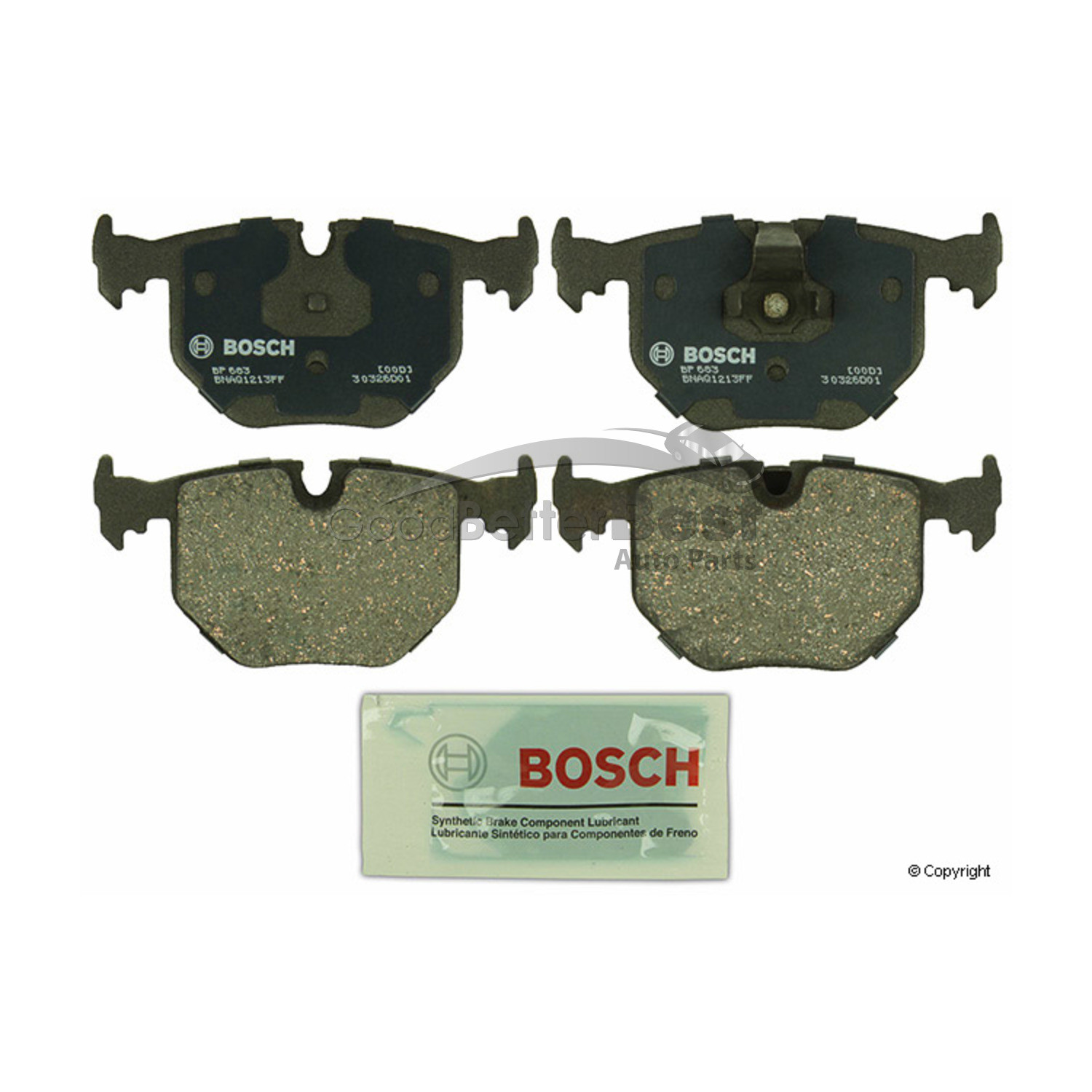 New Bosch Disc Brake Pad Set Rear BP683 34213403241 for BMW for Land ...