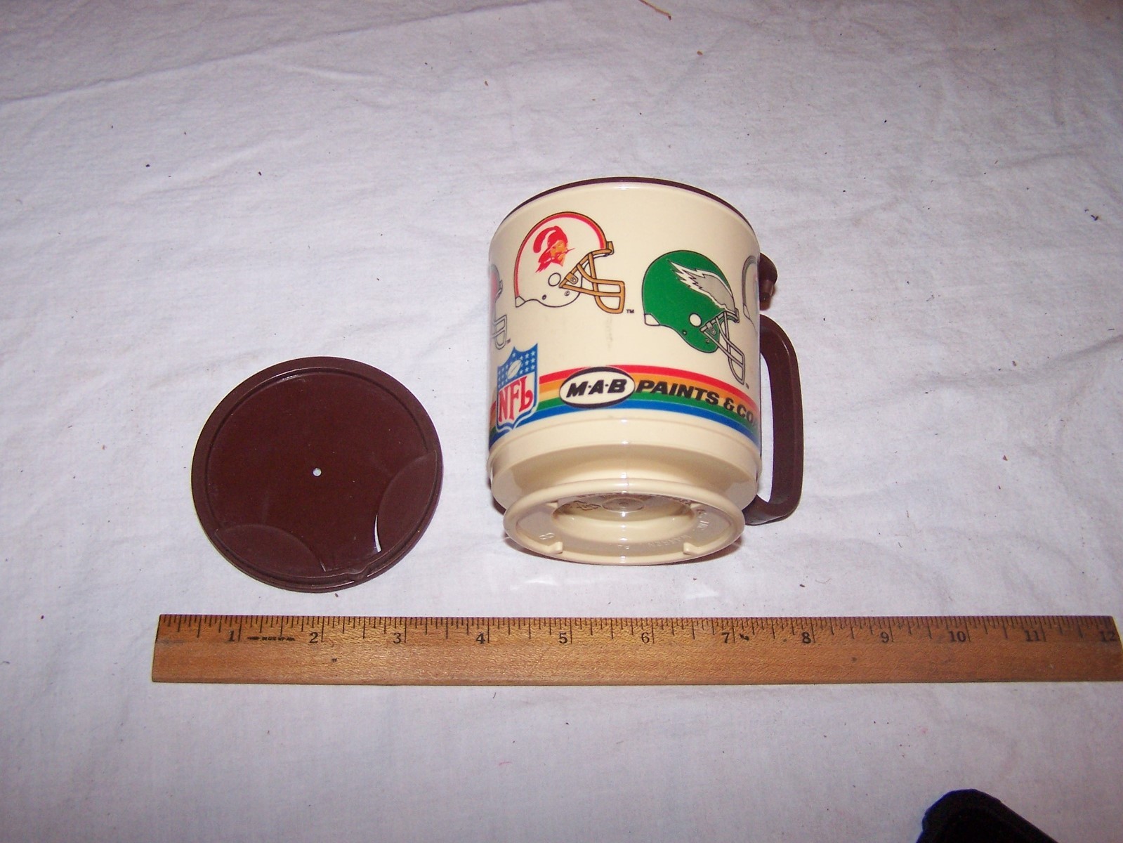 Vintage NFL Travel Cup MAB Paints Promo Colts Dolphins Eagles Bengals ...