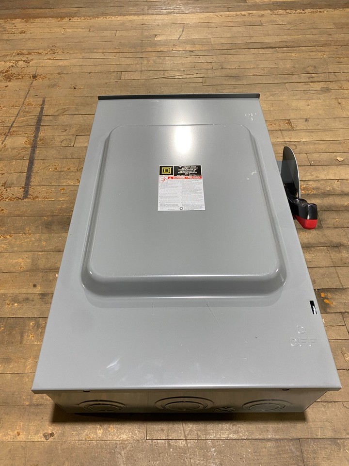 Square D H364NRB Fusible Disconnect Switch 200A 600V AC/DC 3P 3PH 3R ...