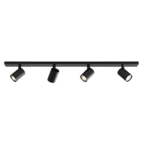 Ascoli Four Bar Dimmable Indoor Spotlight (Matt Black) GU10 Lamp | eBay UK