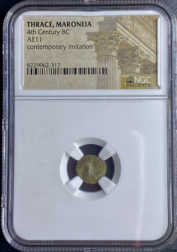 Maroneia Thrace 400BC-350BC NGC Certified Ancient Greek Fourree ...