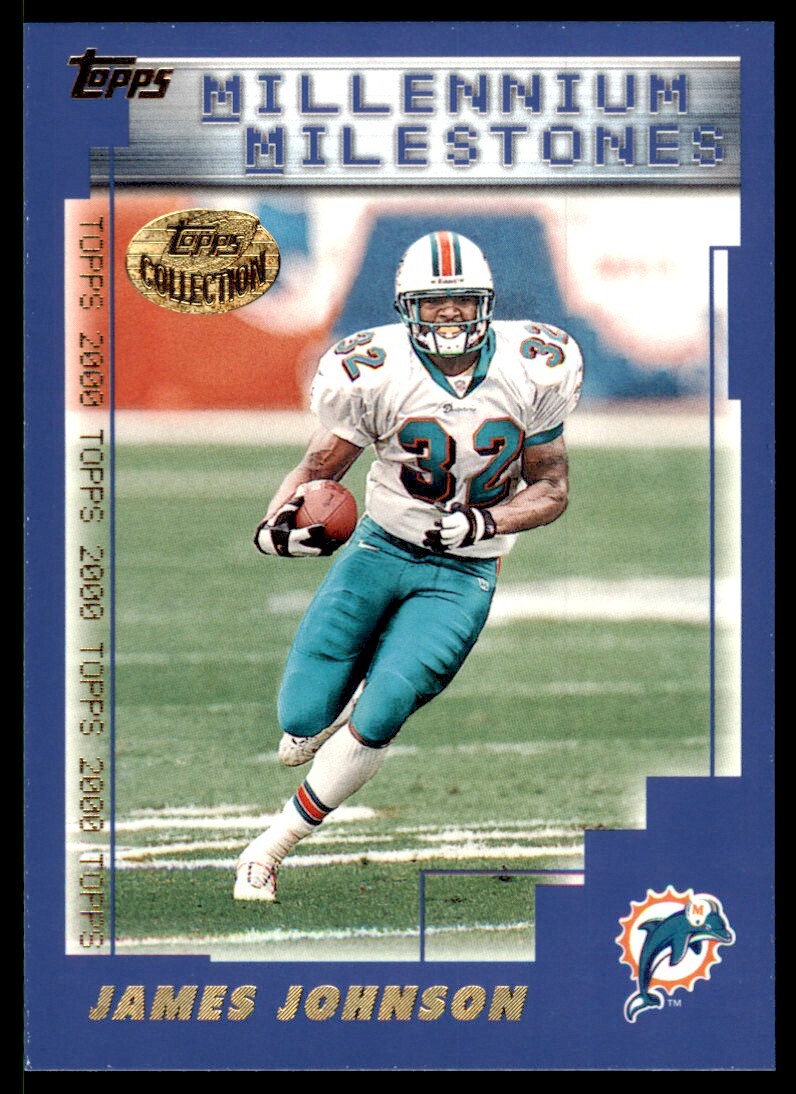 2000 TOPPS COLLECTION JAMES JOHNSON MIAMI DOLPHINS #333 | eBay