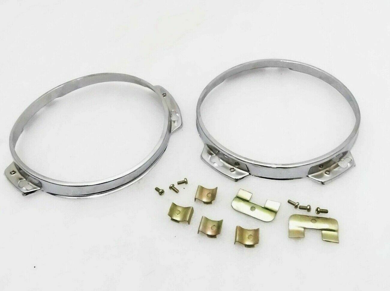 Headlight Head Lamp Chrome Bezel Anello Rim Set Fit Suzuki Samurai ...