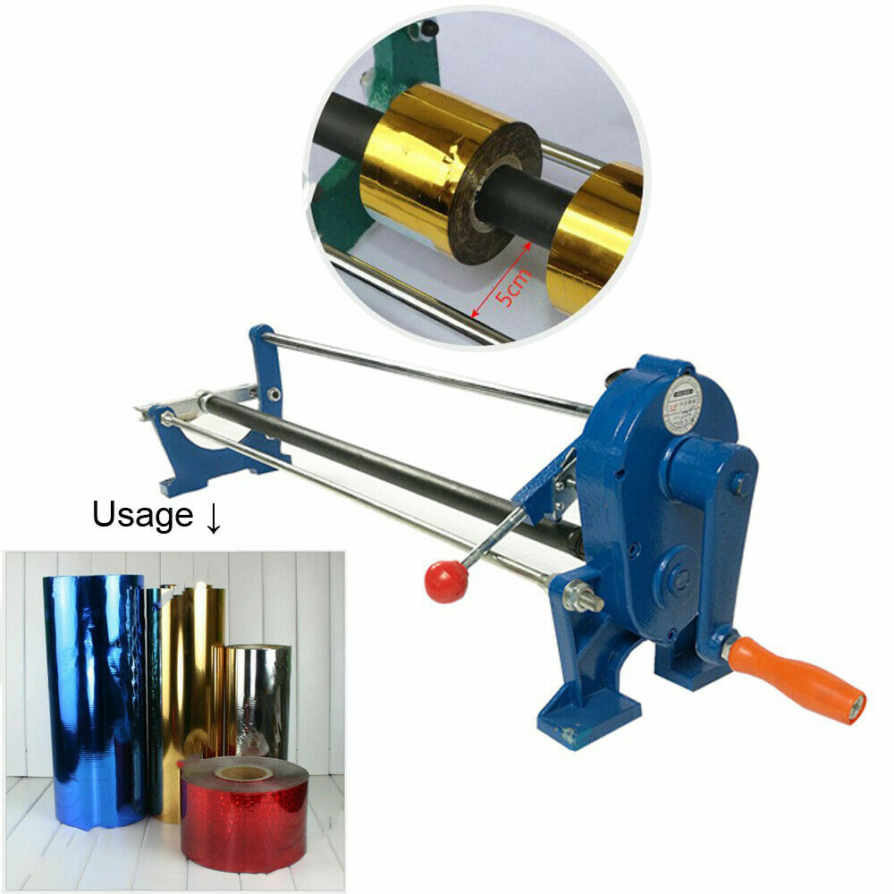 IntBuying Manual Hot Stamping Foil Paper Cutter,Gear Type Middle Stick ...