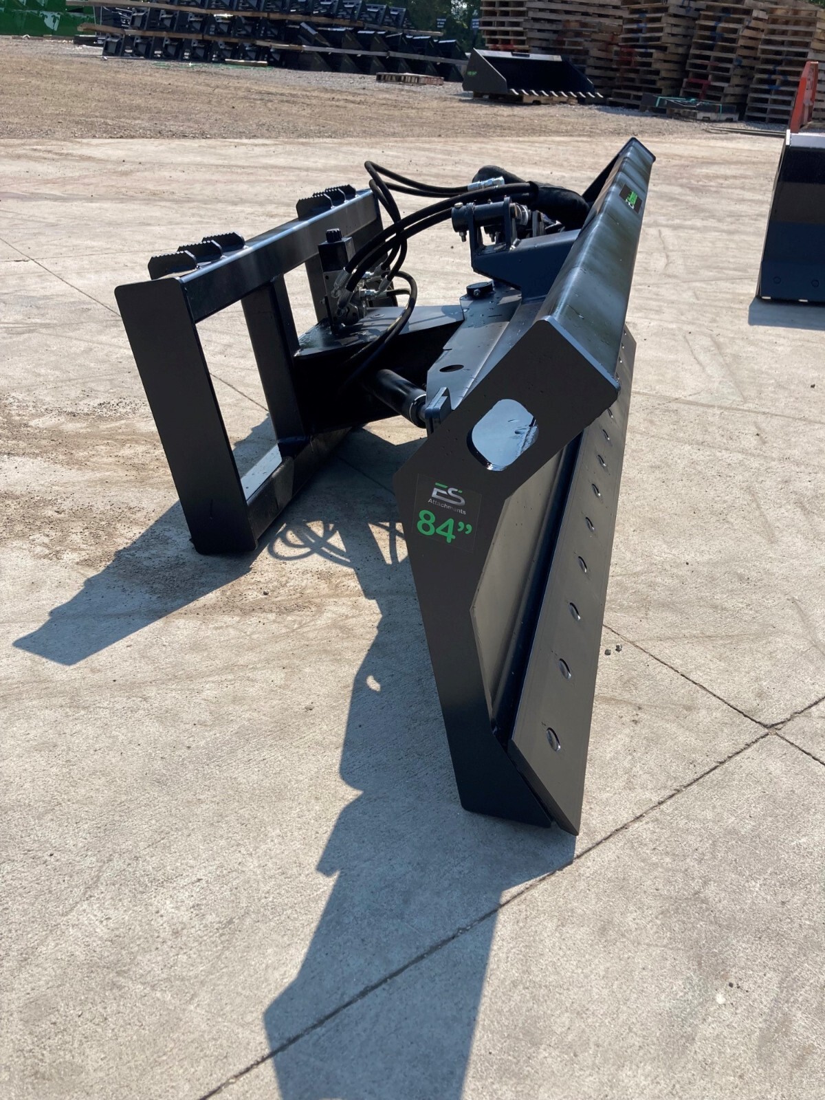 84" DOZER BLADE 6 WAY BLADE SKID STEER QUICK ATTACH HYDRAULIC - FREE ...