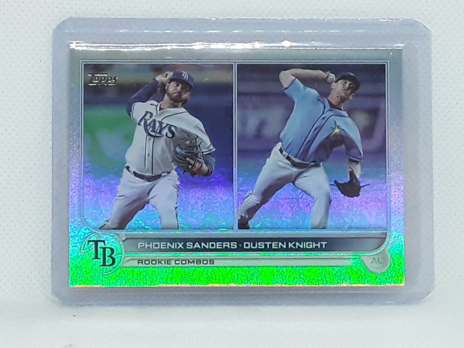 Phoenix Sanders + Knight 2022 Topps Update Rainbow Foil #US172 Tampa ...