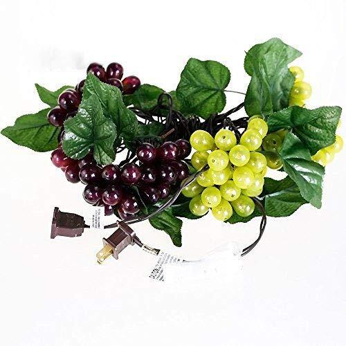 100 Led Purple Green Grape String Lights Grapevine Lights With 10 ...