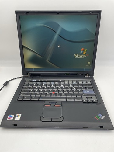Vintage IBM Thinkpad T43 2669 15'' Laptop Intel Pentium CPU & Win XP ...