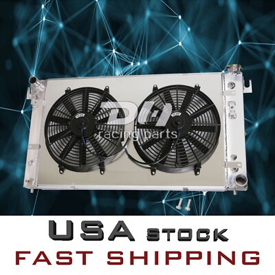 3Row Radiator&Shroud&Fan For 94-02 Dodge Ram 2500 3500 5.9L Turbo ...