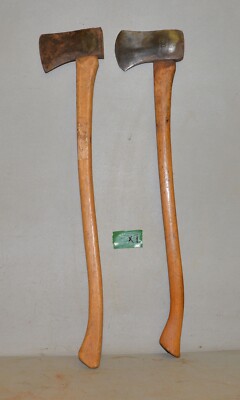 2 embossed Kelly Works axe Woodslasher Flint Edge collectible ax tool ...