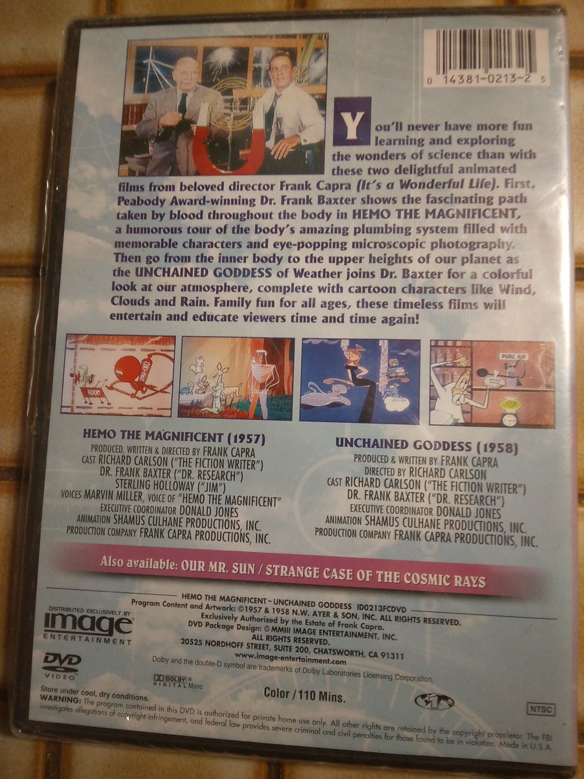 Frank Capra's Wonders of Life: Hemo The Magnificent / Unchained Goddess ...