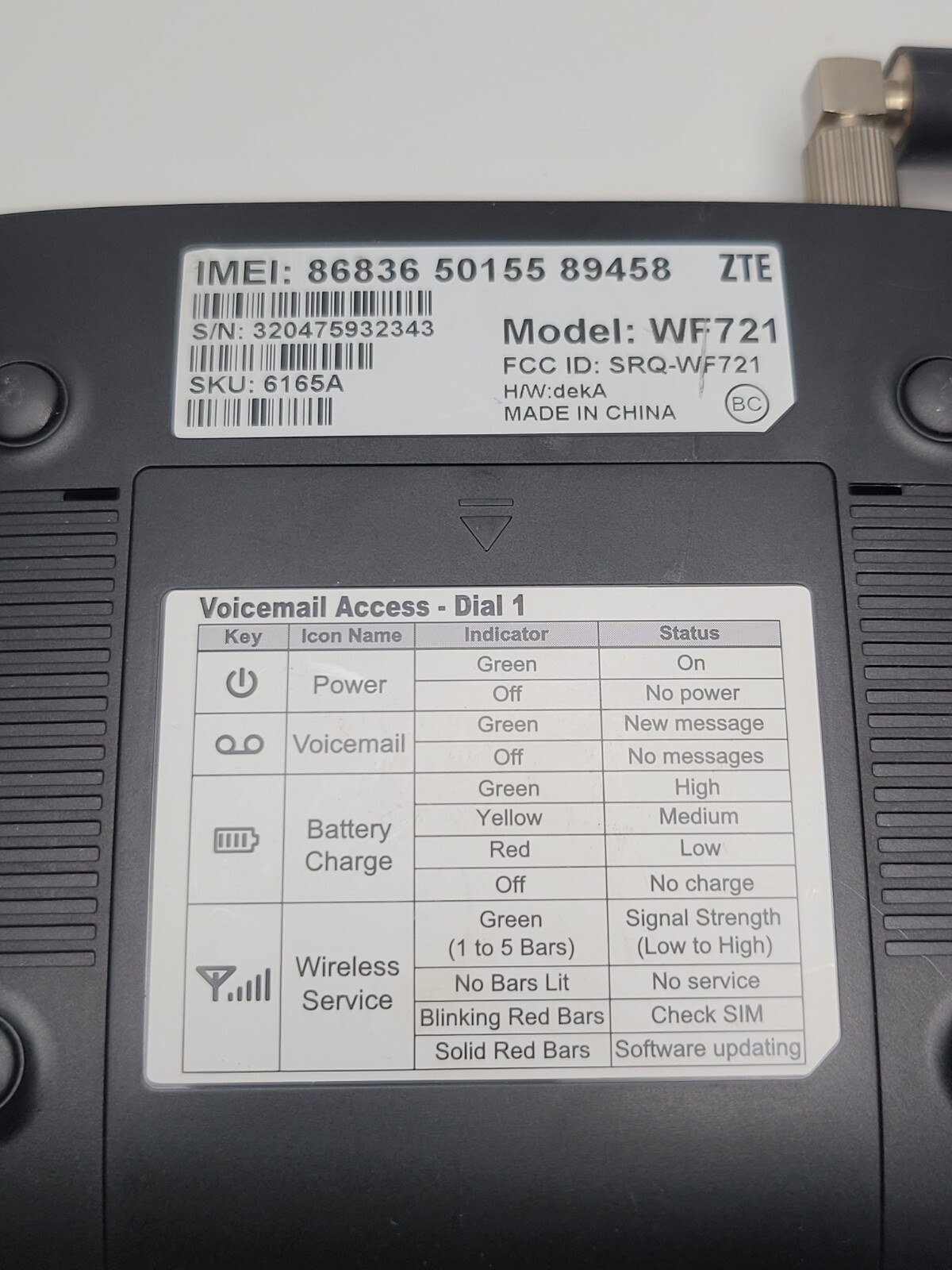 ZTE WF721 Wireless Home Phone for sale online | eBay