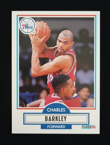1990-91 Fleer Basketball Error Card Charles Barkley #139 Philadelphia ...