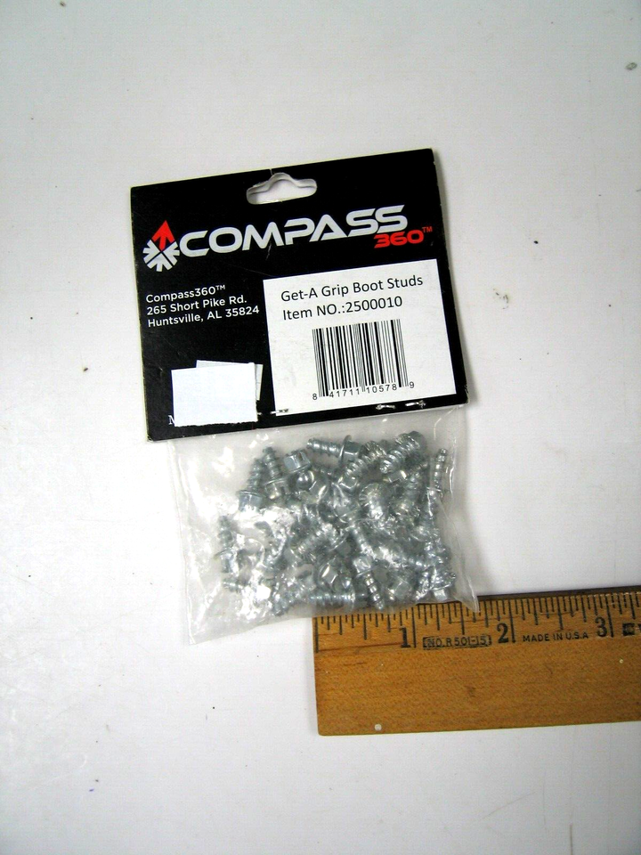 30 Compass 360 Wading Boot Studs Traction Spike Cleats | eBay