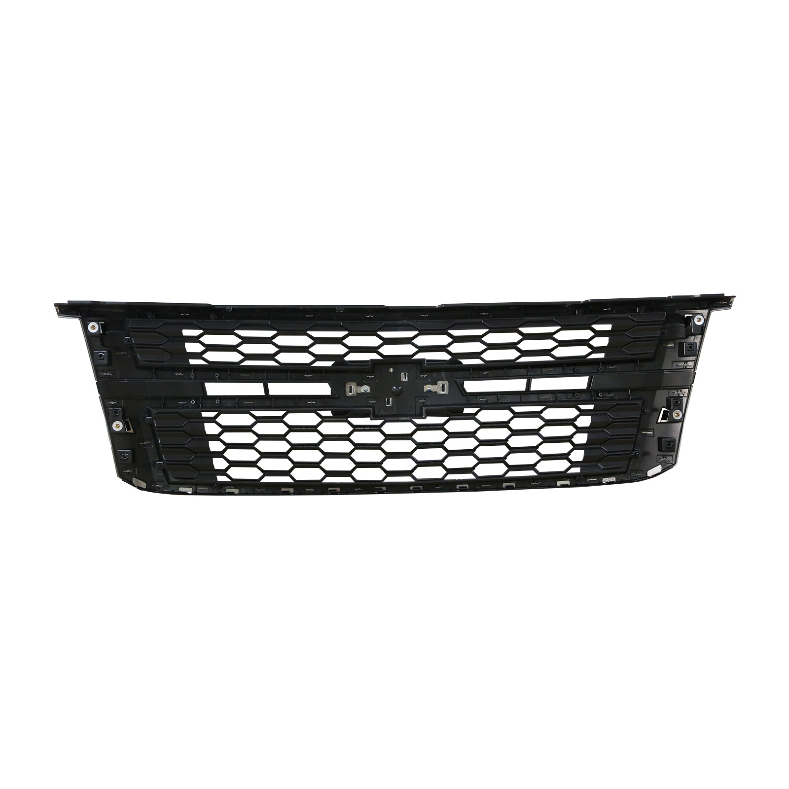 For 2015-2020 Chevrolet Tahoe Suburban Front Upper Grille Chrome&Black ...