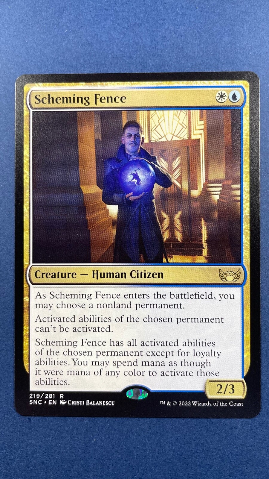 MTG Streets of New Capenna Scheming Fence 219/281 | eBay