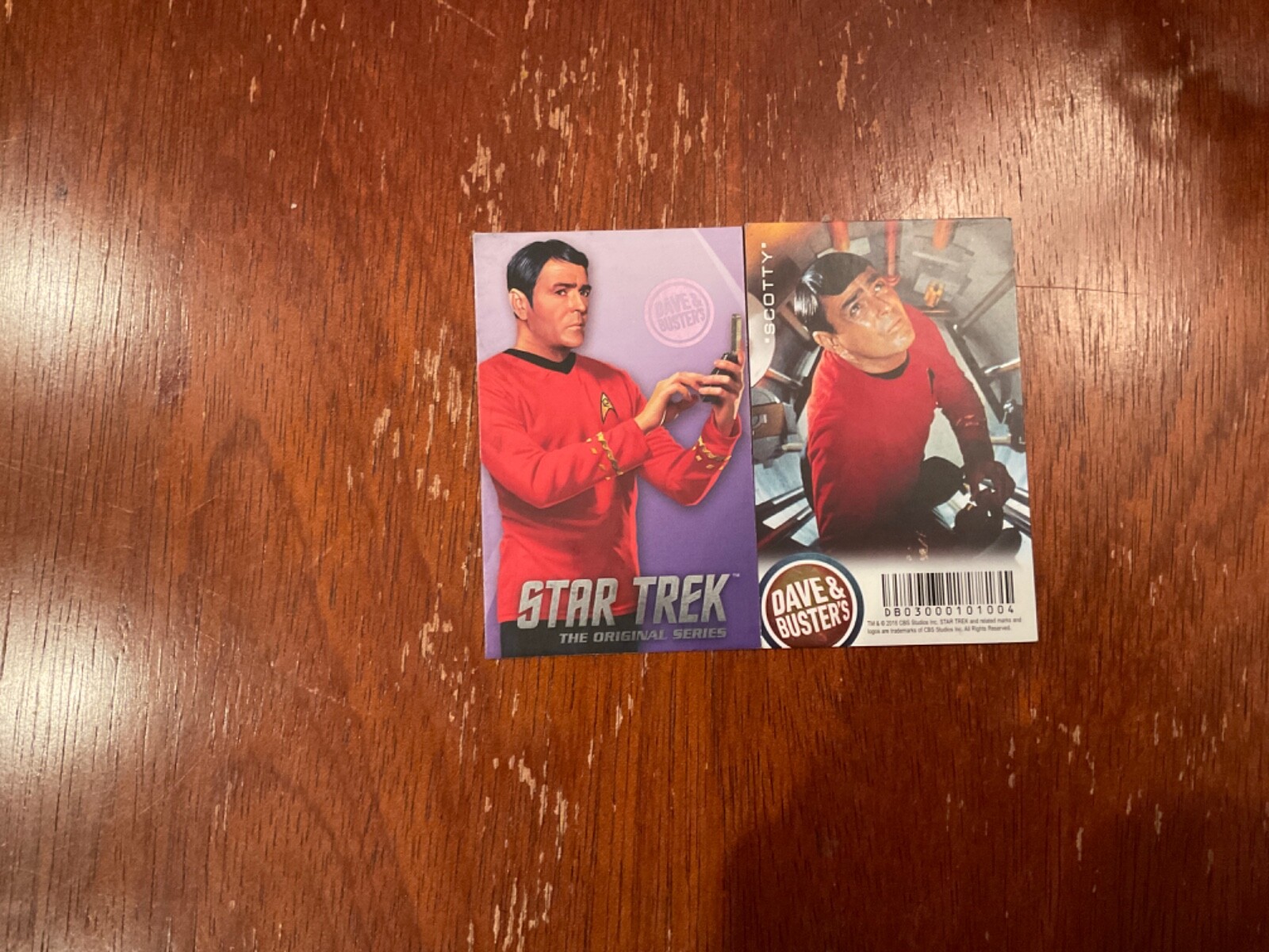 COMPLETE SET Elaut CARD ORIGINAL STAR TREK Coin Pusher Dave & Busters ...