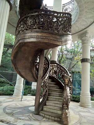 THE BEST BRONZE DESIGNER INCREDIBLE RAMS HEAD STAIRCASE - RAILINGS ...