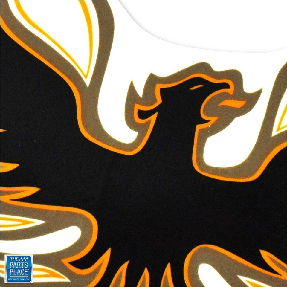 73-78 Firebird Formula Gold / Yellow / Black 7.2" Rear Spoiler Bird ...