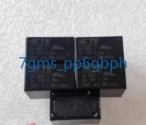 2 PCS NEW T77S1D3-05 Tyco set of normally open 4-pin 3A power relay ...