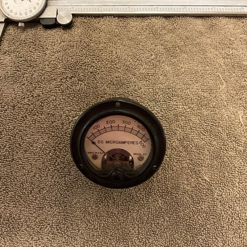 Vintage Radio Panel Meter Model 210 DC Microamperes MA 0-500 Me603 | eBay
