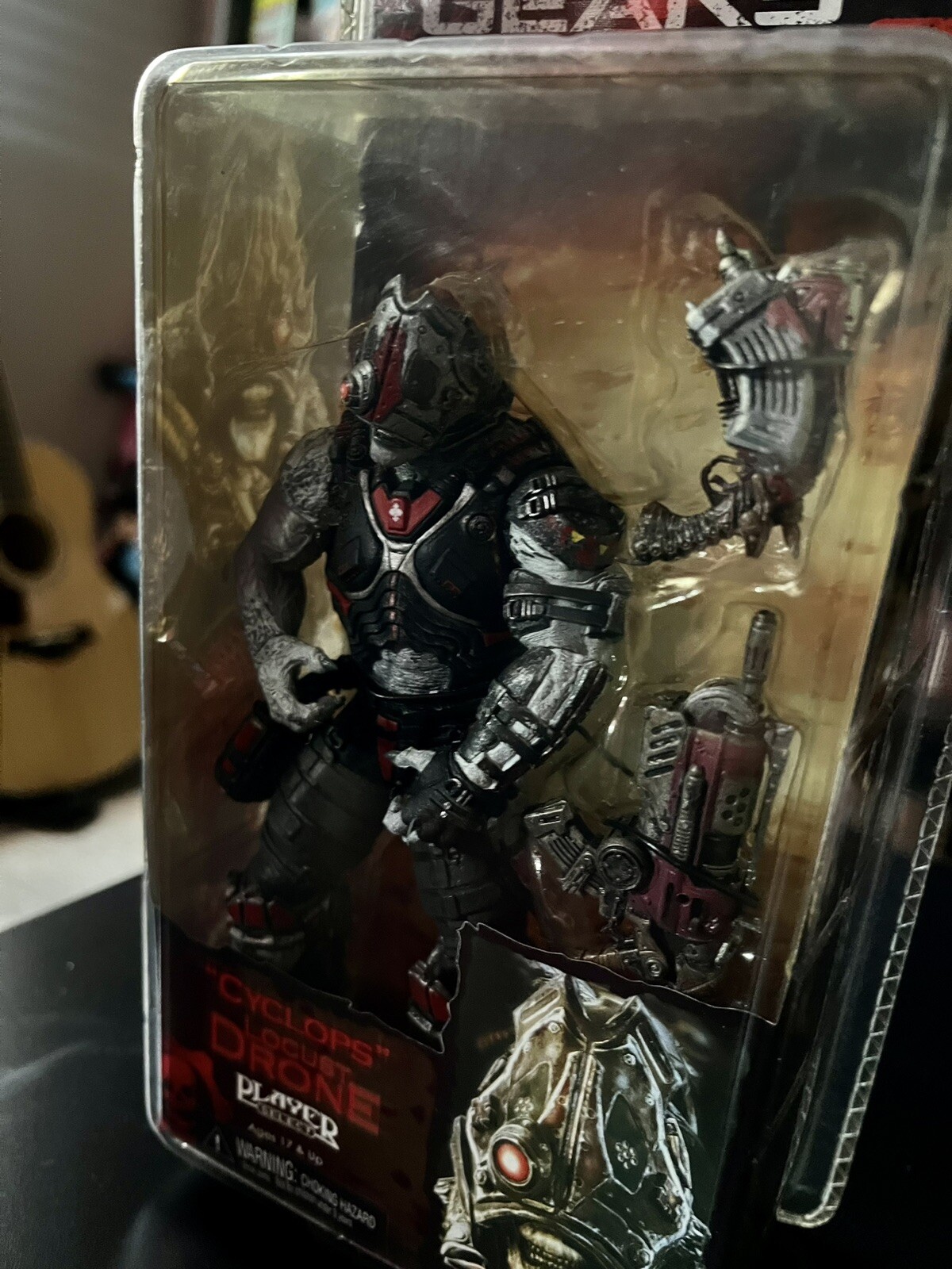 Gears of War RARE Cyclops Locust “error” Closed Helmet SEALED. | eBay