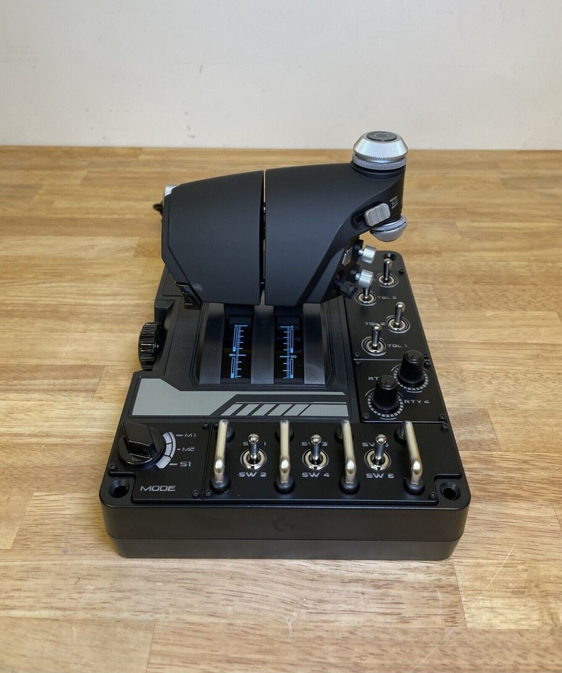 Logitech X56 H.o.t.a.s. RGB Throttle and Stick Simulation Controller ...