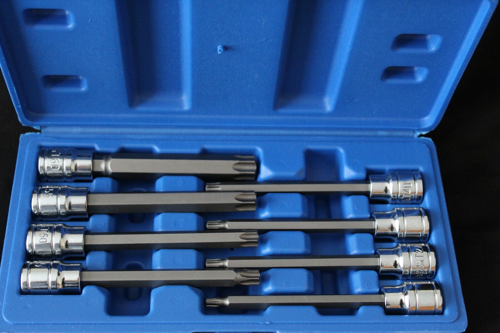 US PRO Long Torx Bit Socket Set T25 T27 T30 T40 T45 T50 T55 T60 3/8 DR ...