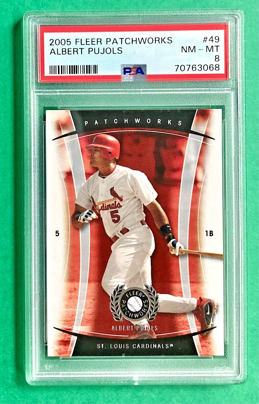 2005 Fleer Patchworks Albert Pujols #49 St. Louis Cardinals (3x MVP ...