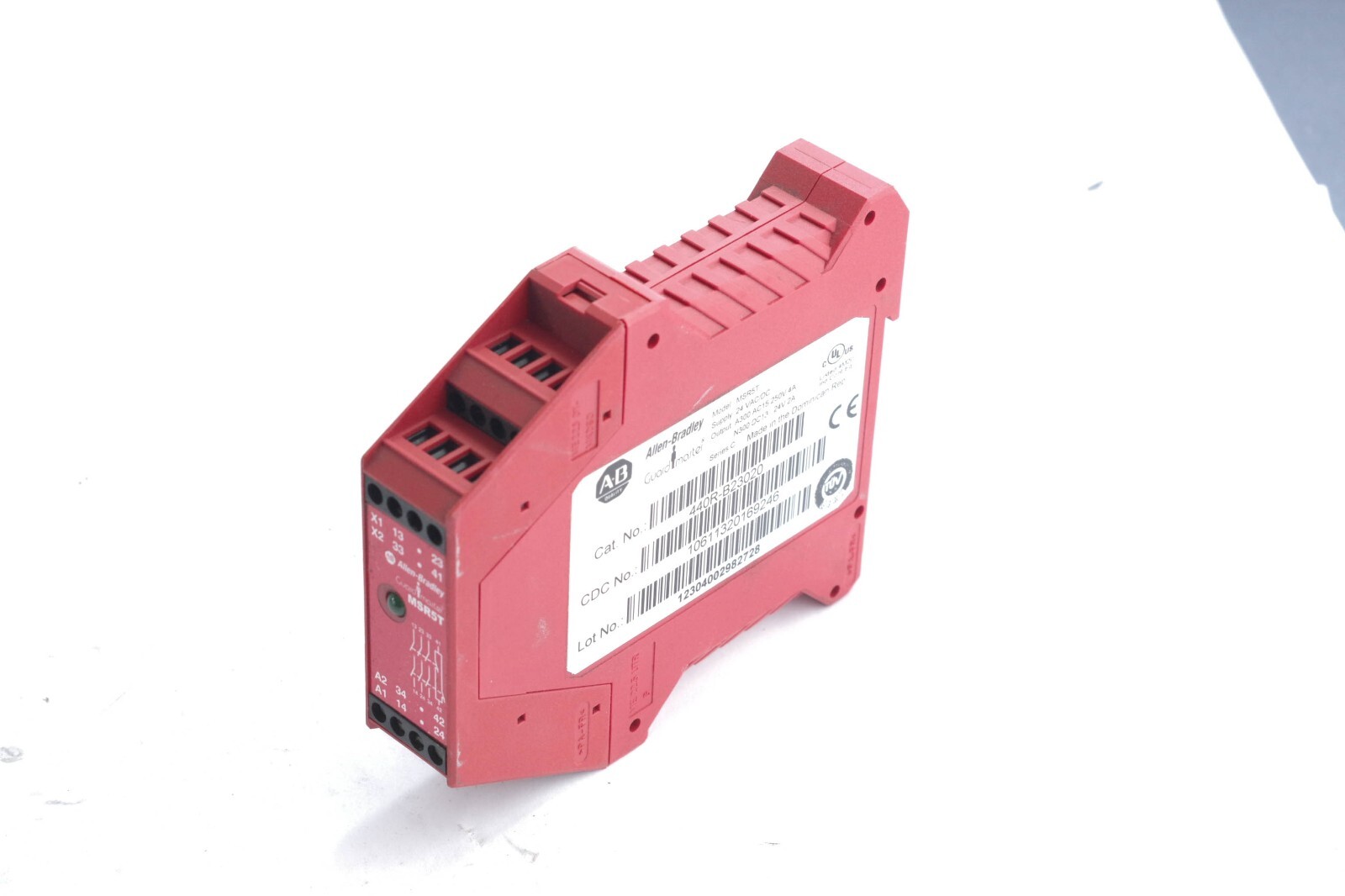 Allen Bradley Gaurdmaster Safety Relay MSR5T 440R-B23020 Ser C ...