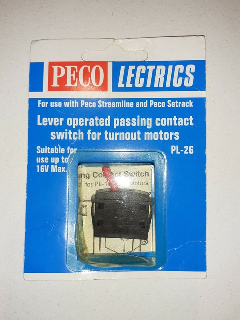 25 X PECO PL26 Pl-50 Point Switch Black Max Passing Contact Switches ...